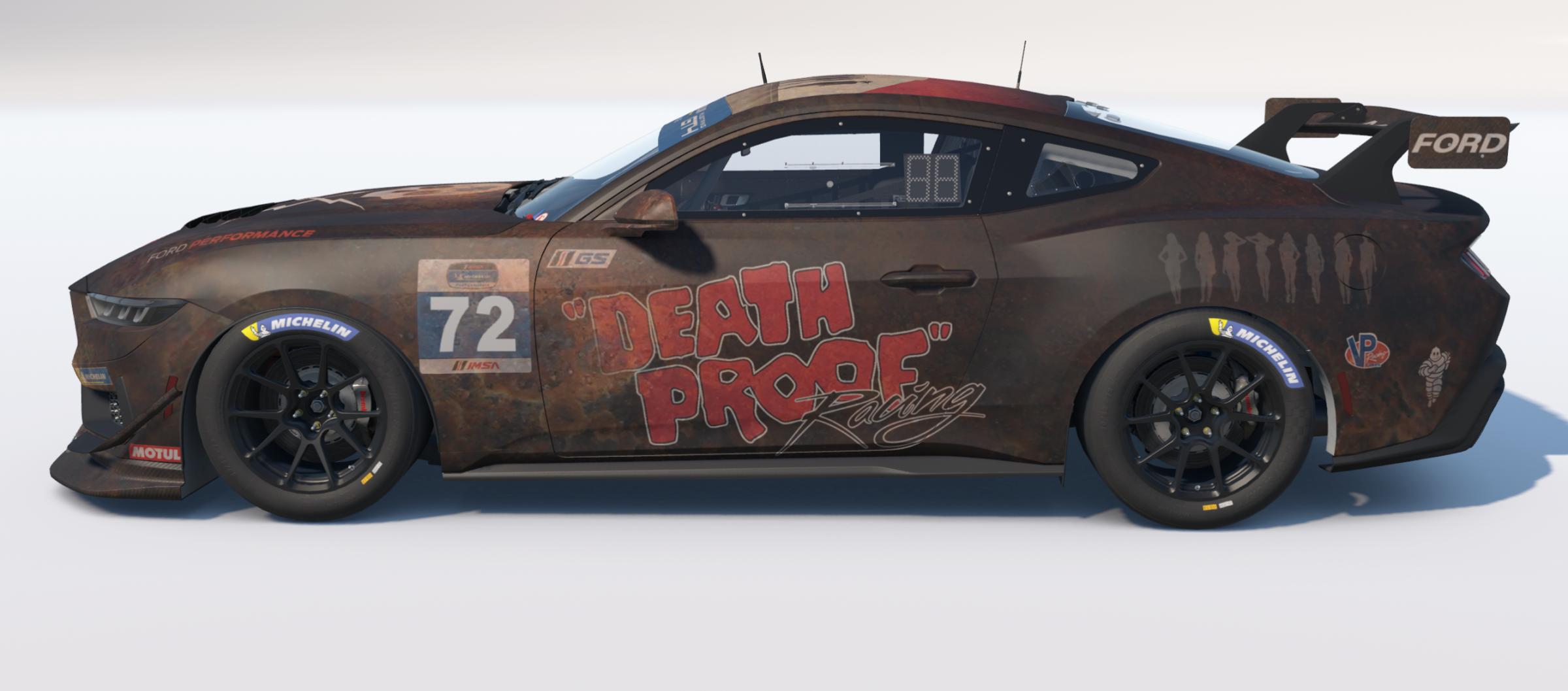 Ford Mustang GT4 Deathproof Racing by Greg Barton - Trading Paints