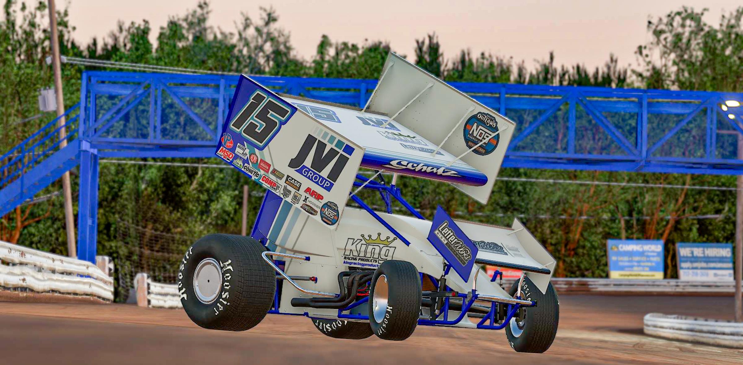 Donny Schatz 2025 - JVI car by Christopher Hockley - Trading Paints