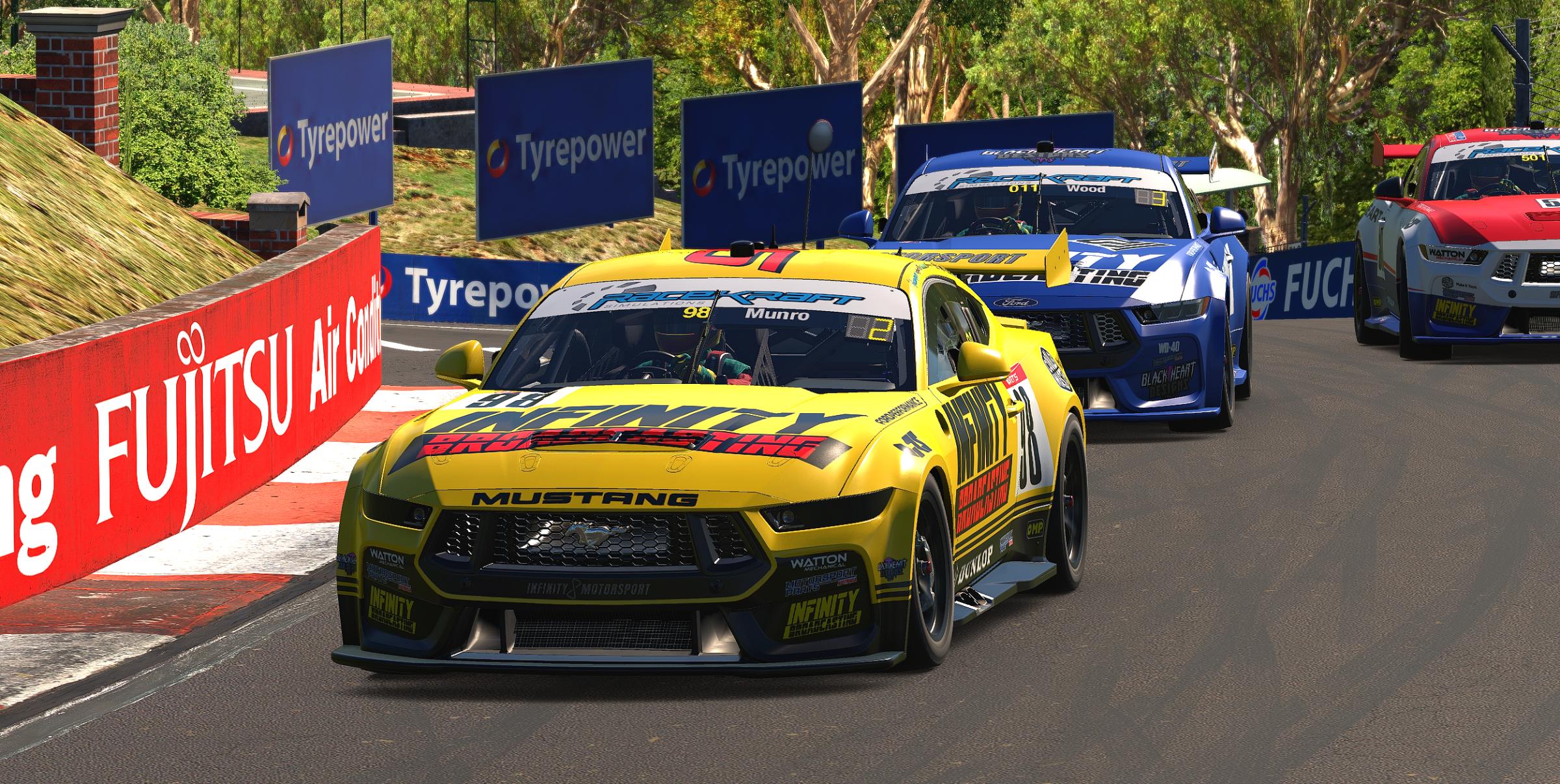 #98 Infinity Broadcasting Pennzoil Retro Mustang by Hamish Munro ...