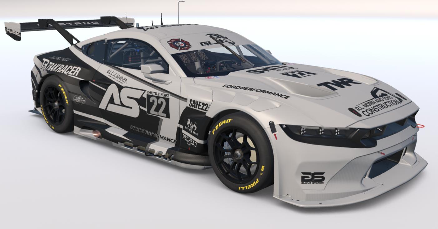 Throttle Works Mustang GT3 – Black & White Edition by Skylar Dailey ...