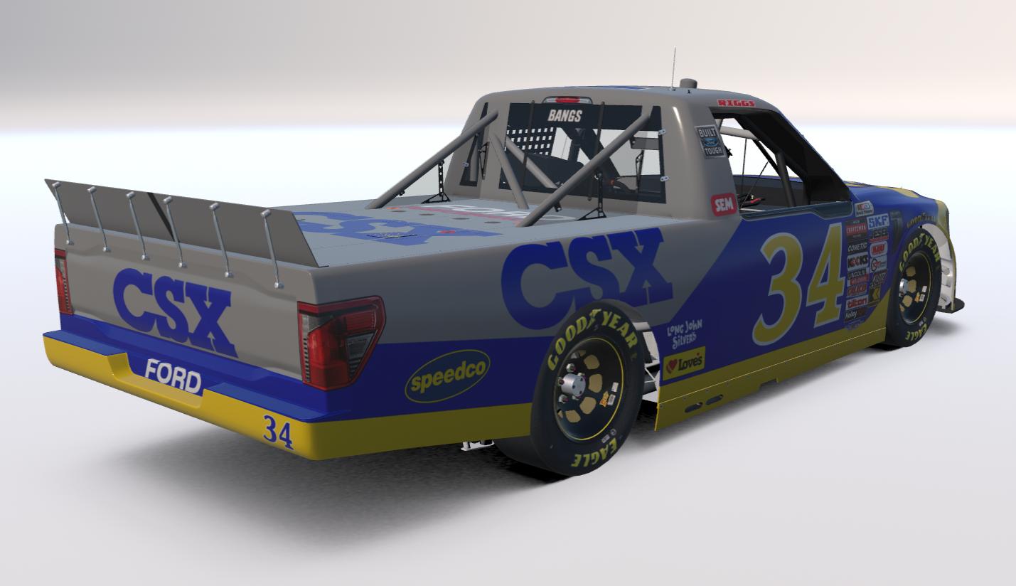Layne Riggs Fictional CSX Ford F150 (Custom Number) by Will Bangs ...