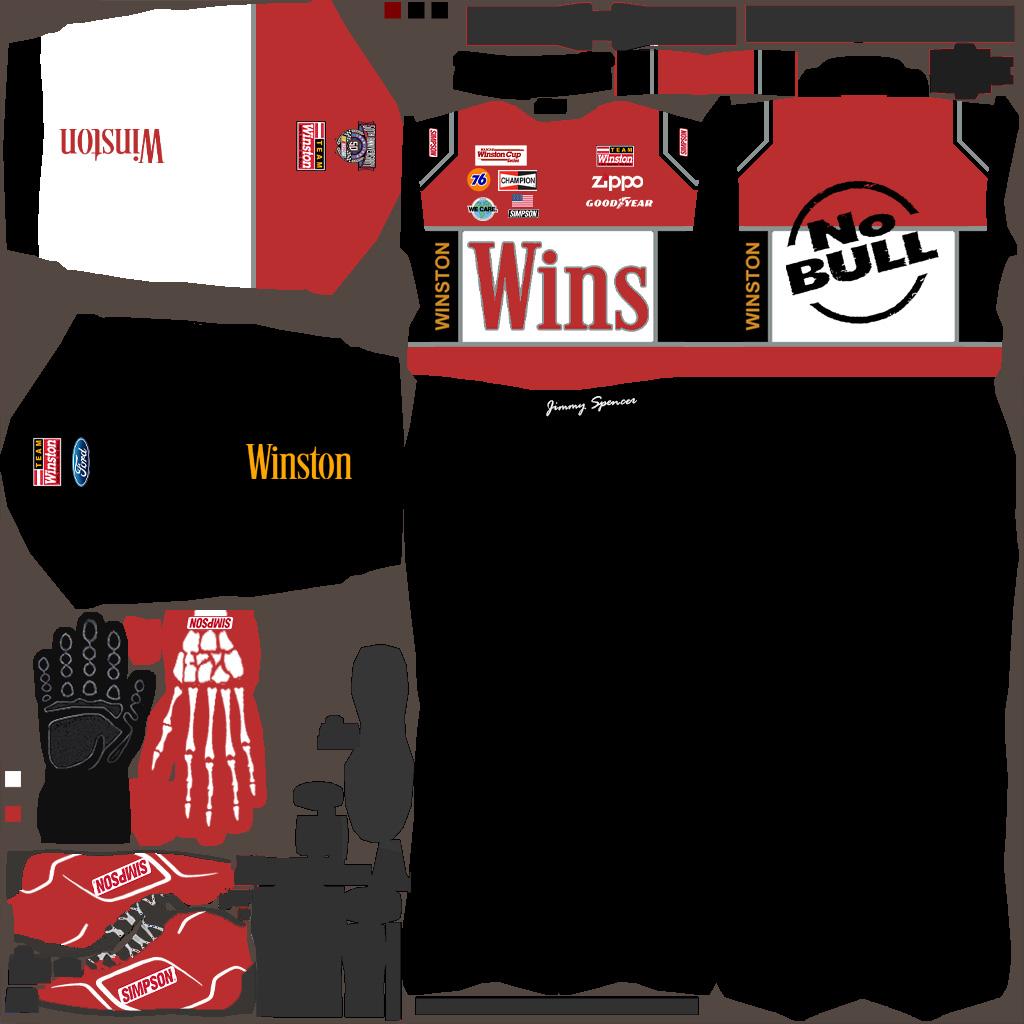 1998 Jimmy Spencer Winston No Bull by Dylan Martens - Trading Paints