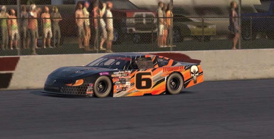 Late Model Stock Halloween theme chrome by Billy Kuyoth - Trading Paints