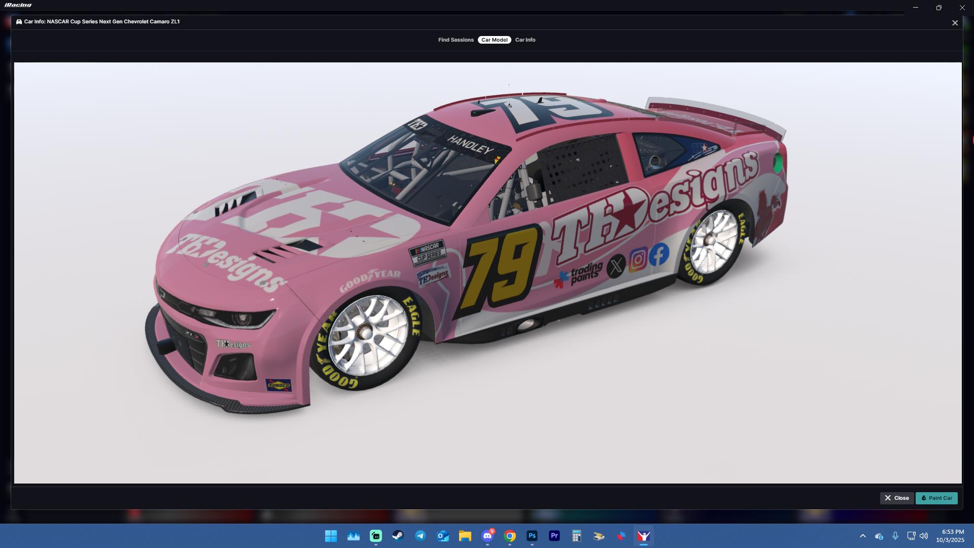 #79 - Ashton Miller - TH Designs / Breast Cancer Awareness - FedEx Cup ...