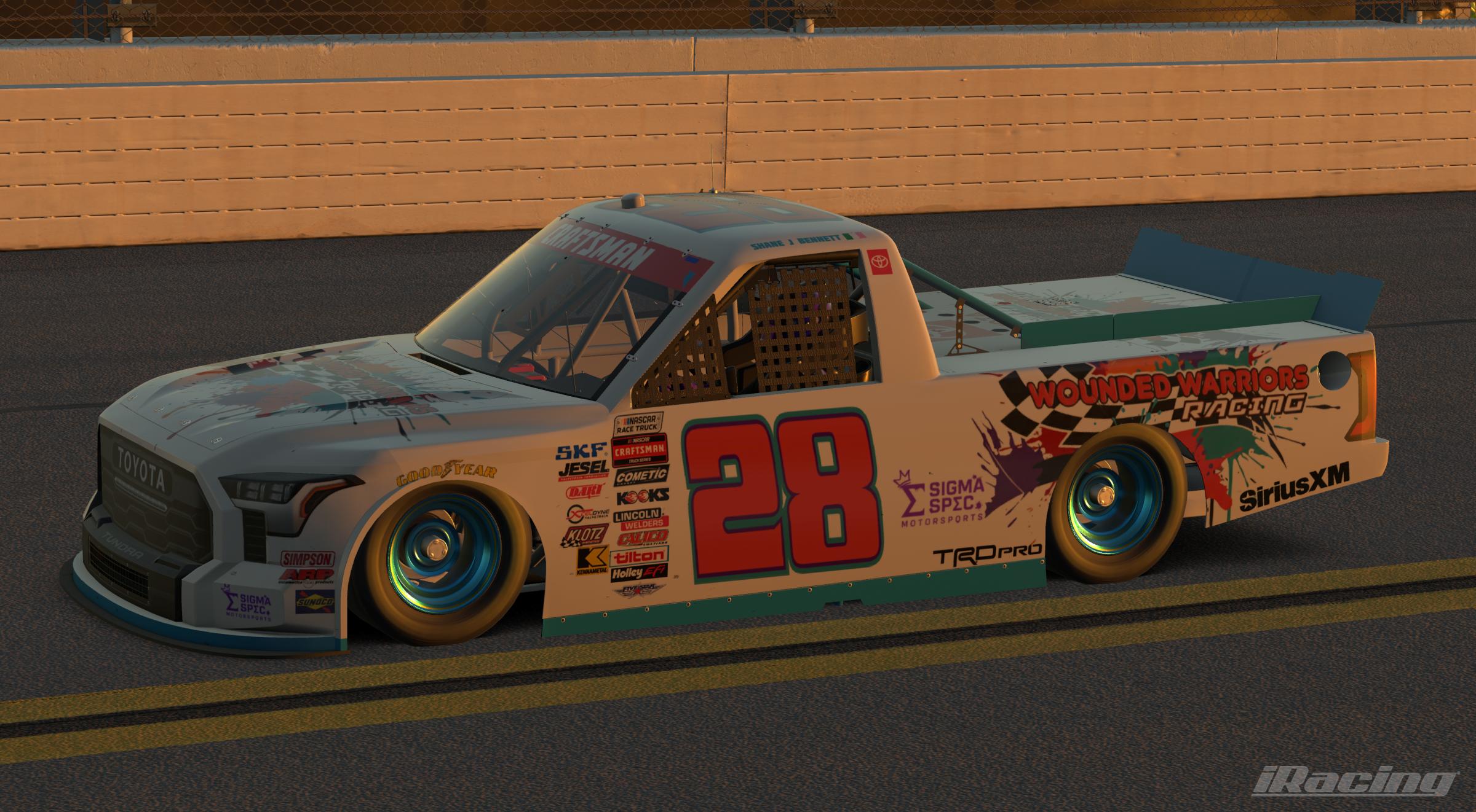 Wounded Warriors Racing by Shane J Bennett - Trading Paints