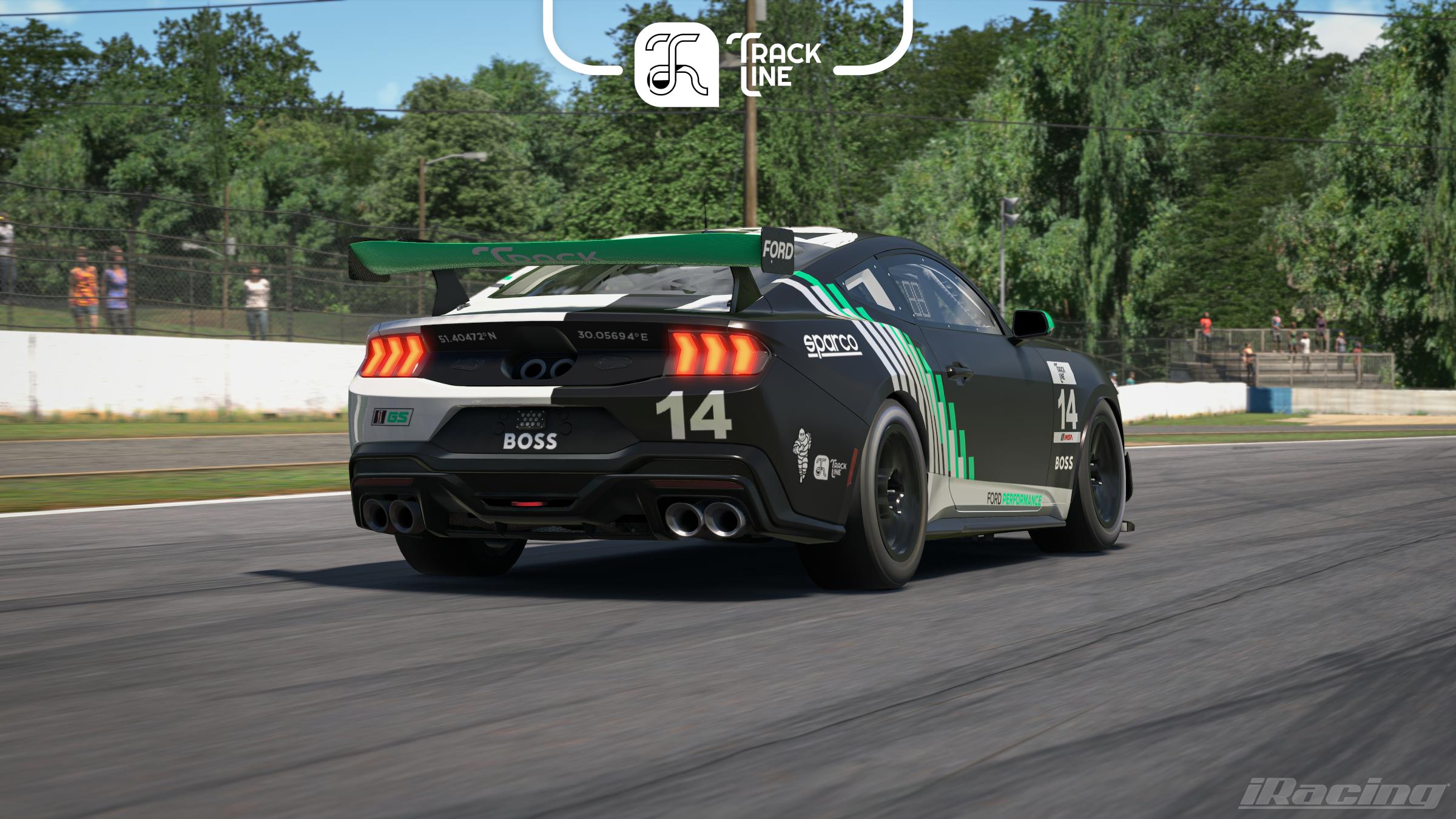 Ford Mustang GT4 Ghost by Tommy S. - Trading Paints