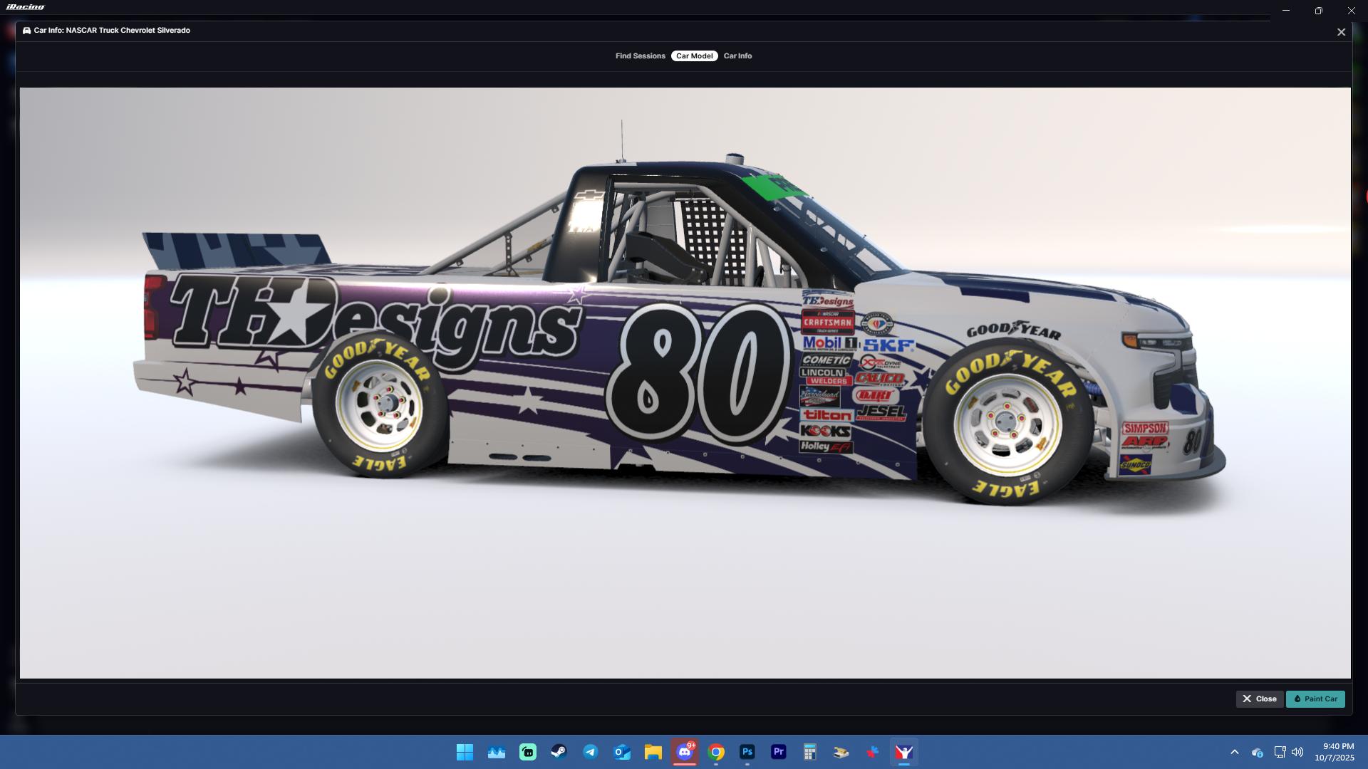 #80 - Jacob Clarino - THDesigns - 2025 Prestige Truck Series by Teejay ...
