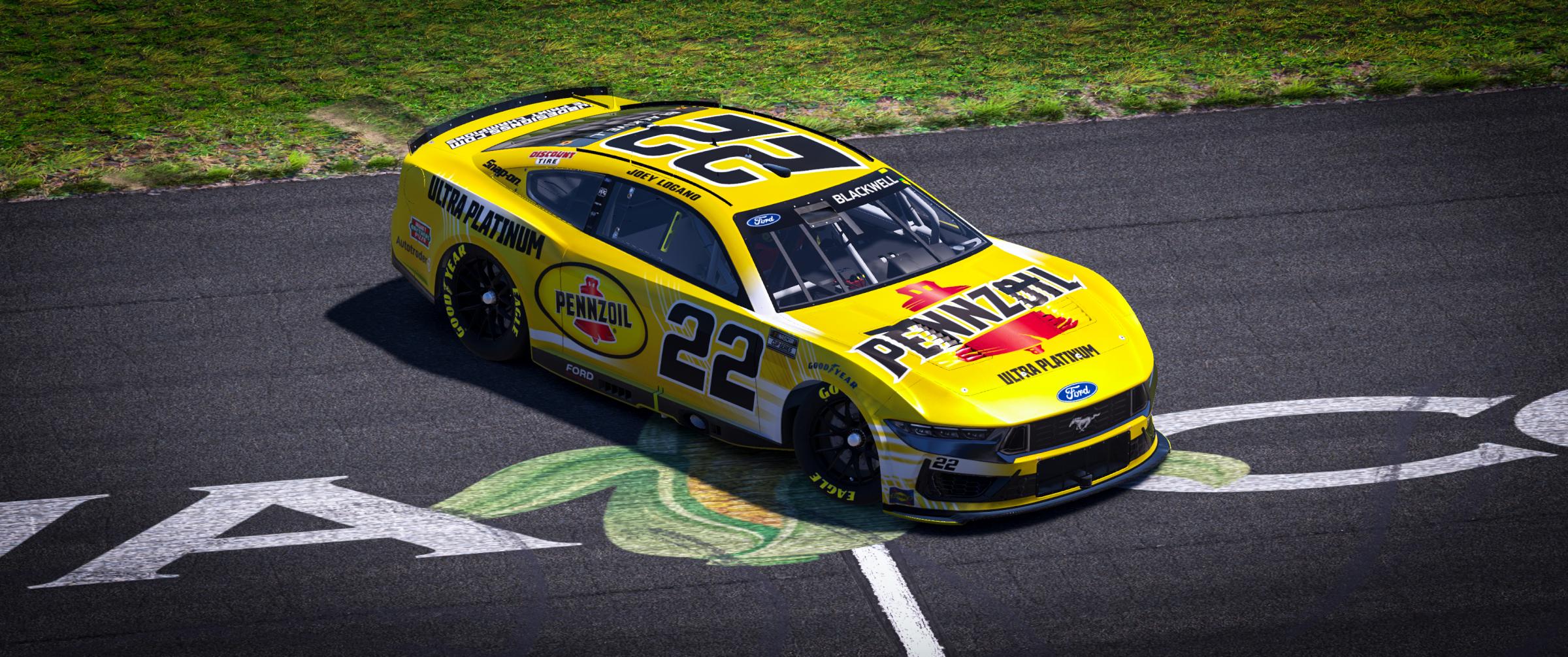 #22 Joey Logano Pennzoil Ultra Platinum Cust Num by Noah Blackwell ...