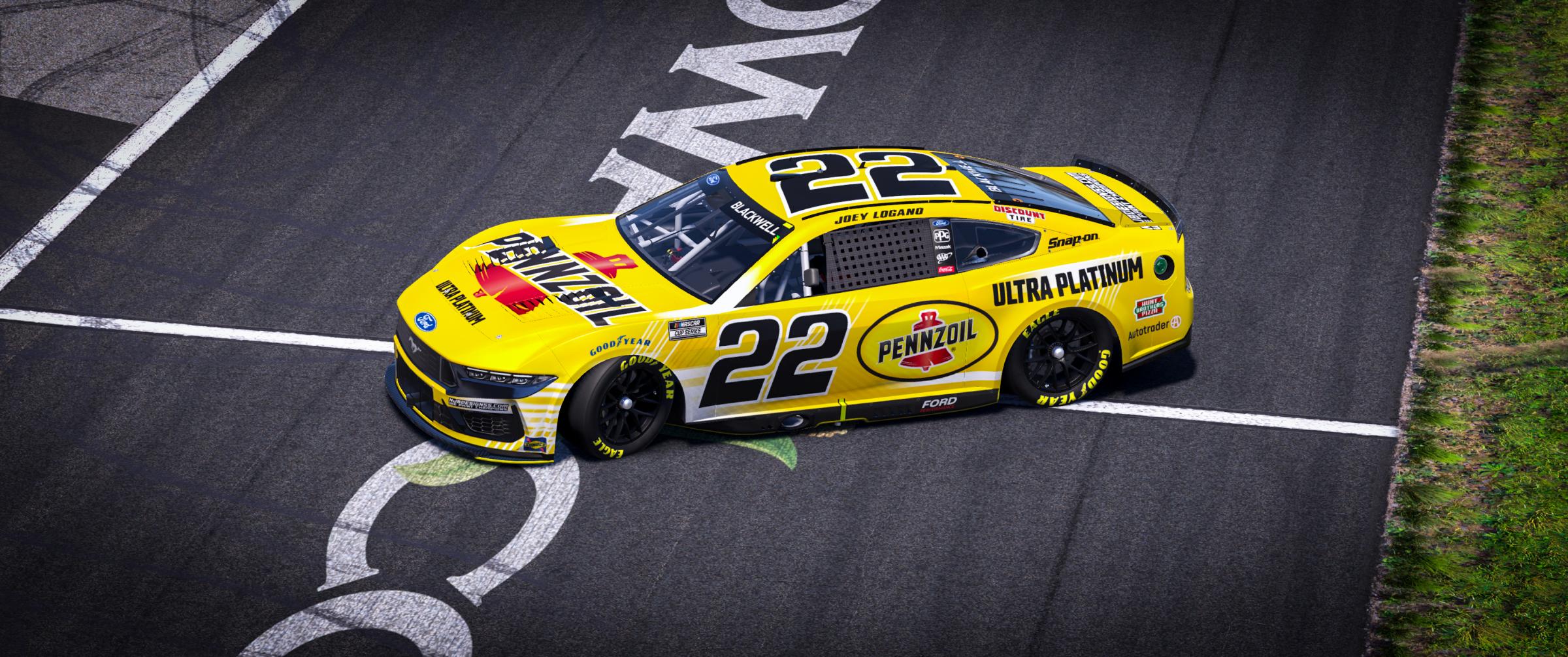 #22 Joey Logano Pennzoil Ultra Platinum Cust Num by Noah Blackwell ...