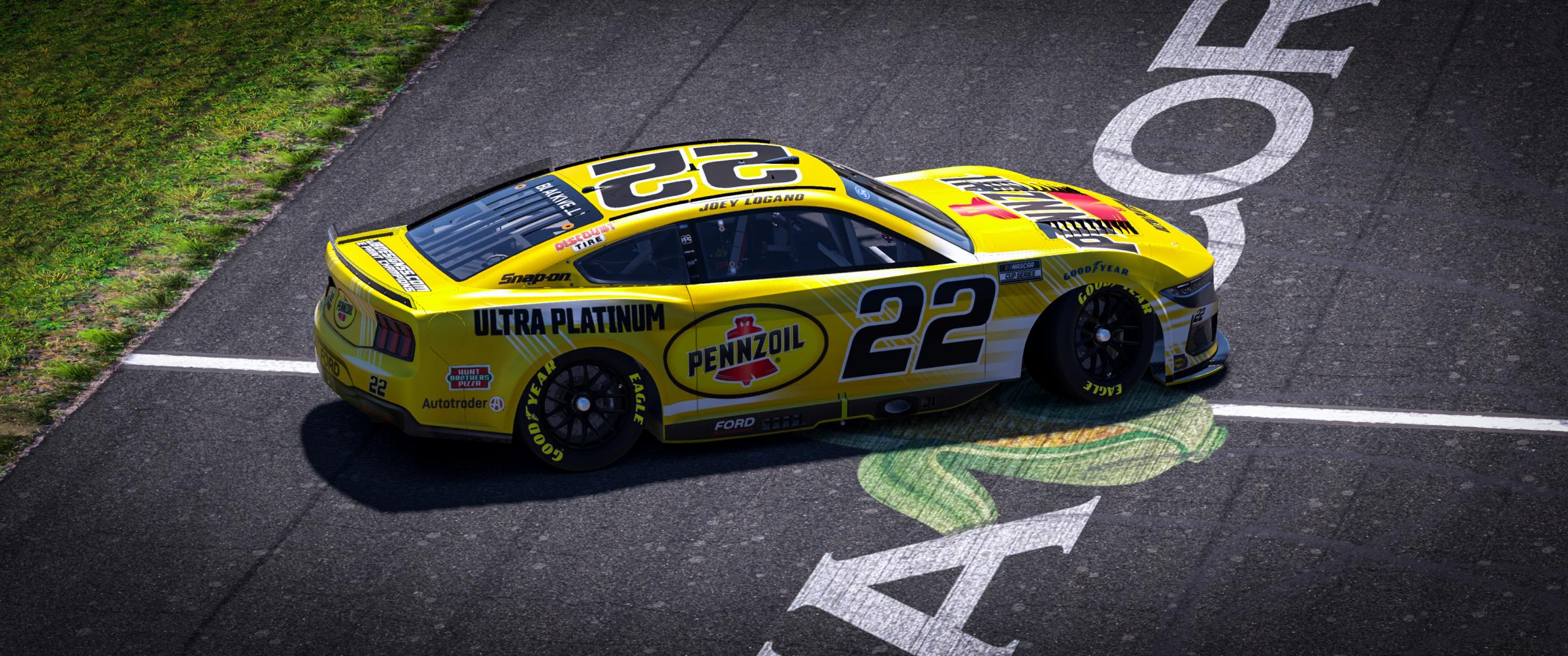#22 Joey Logano Pennzoil Ultra Platinum Cust Num by Noah Blackwell ...