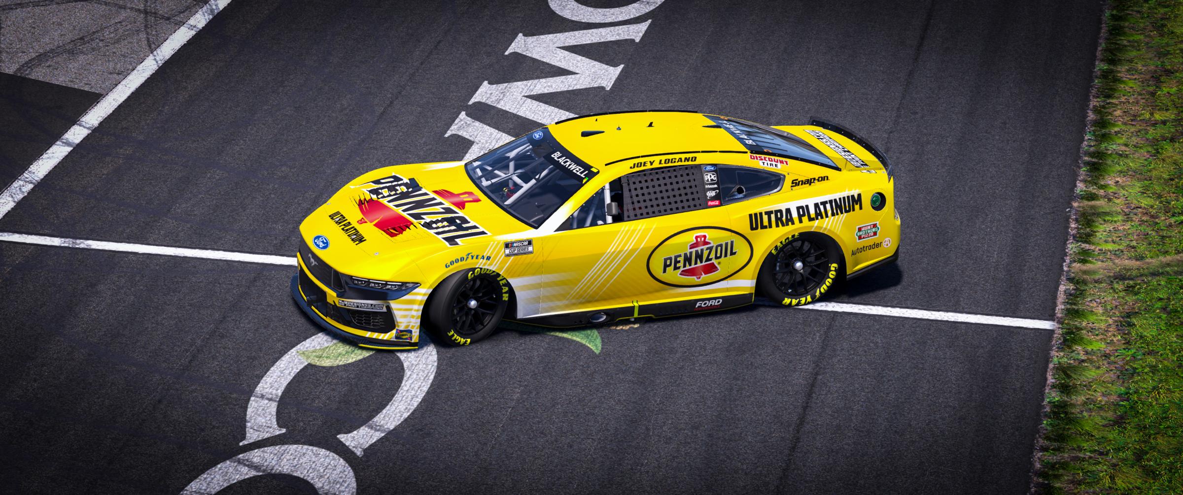 #22 Joey Logano Pennzoil Ultra Platinum Sim Stamp by Noah B. - Trading ...