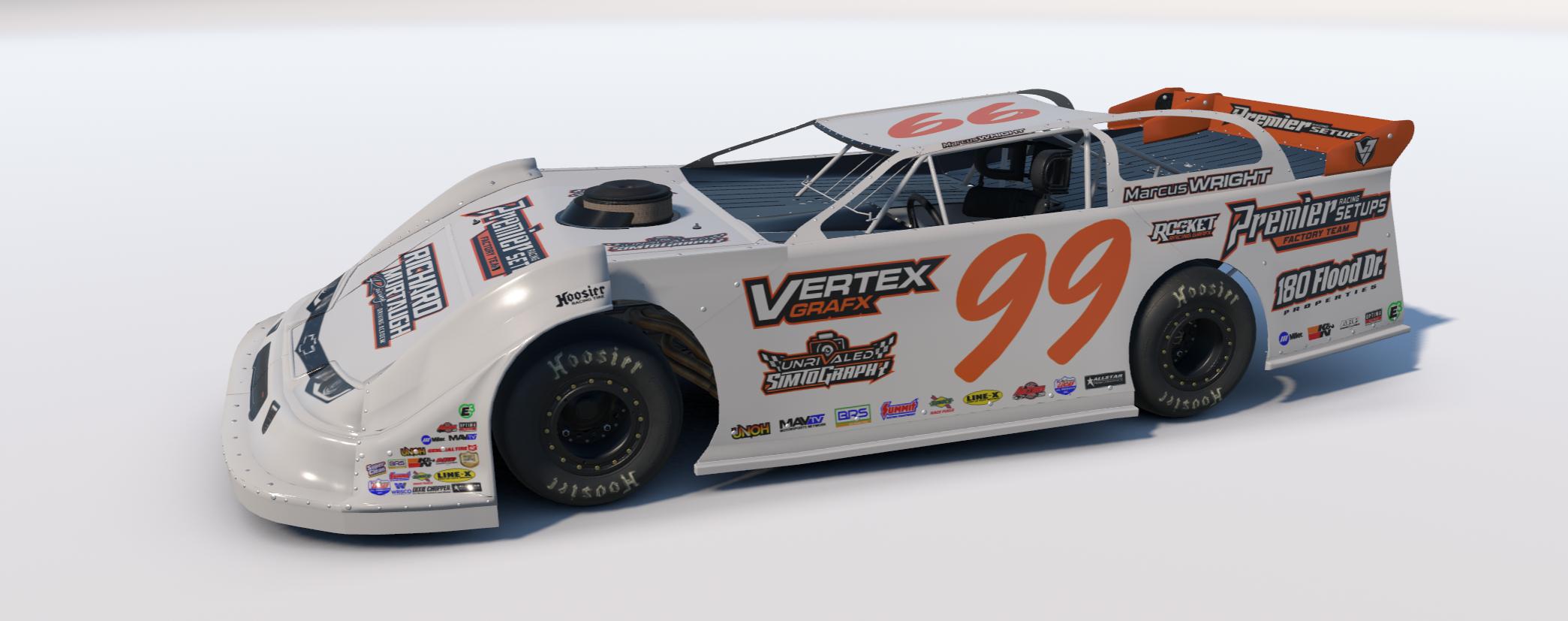 Marcus Wright Dirt Late Model by Tyler Bowman4 - Trading Paints