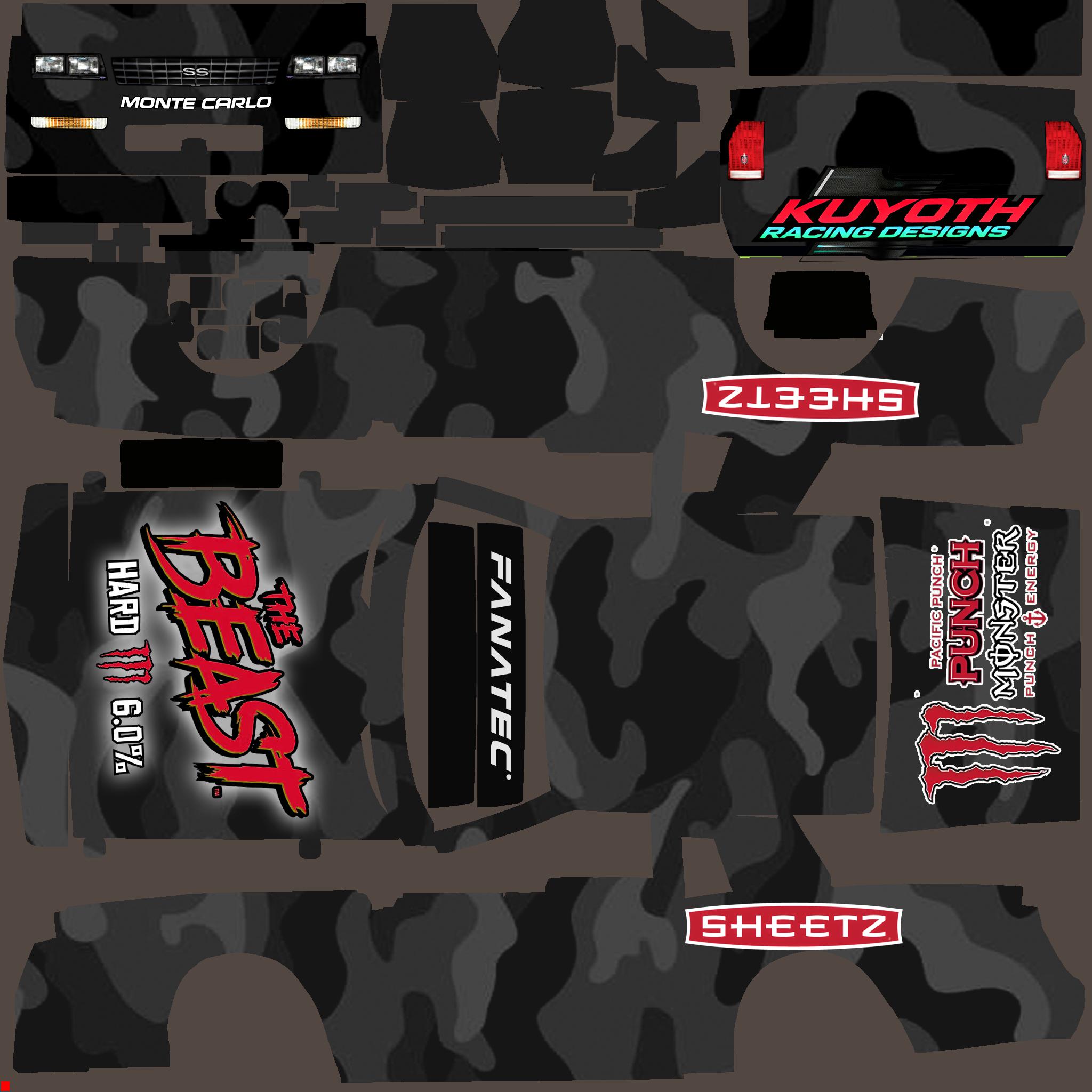 monster beast camo ss by Billy Kuyoth - Trading Paints