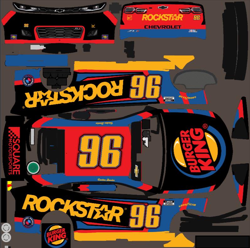 Custom #96 Square/Burger King Next Gen Chevy by Caolan D. - Trading Paints