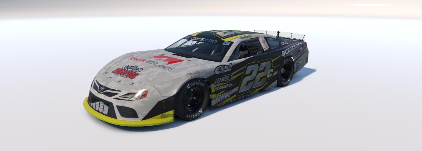 Chase Burgeson super late model by Isaiah Fox - Trading Paints