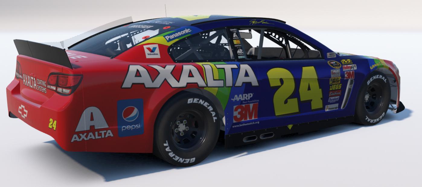 Jeff Gordon Axalta Throwback Custom Number by James Broseker - Trading ...