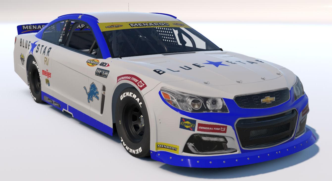BlueStar ARCA Chevy SS by Steve Buhala - Trading Paints