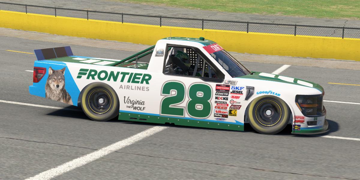 Frontier Airlines - Tail Animal Series: Virginia the Wolf by Daniel ...