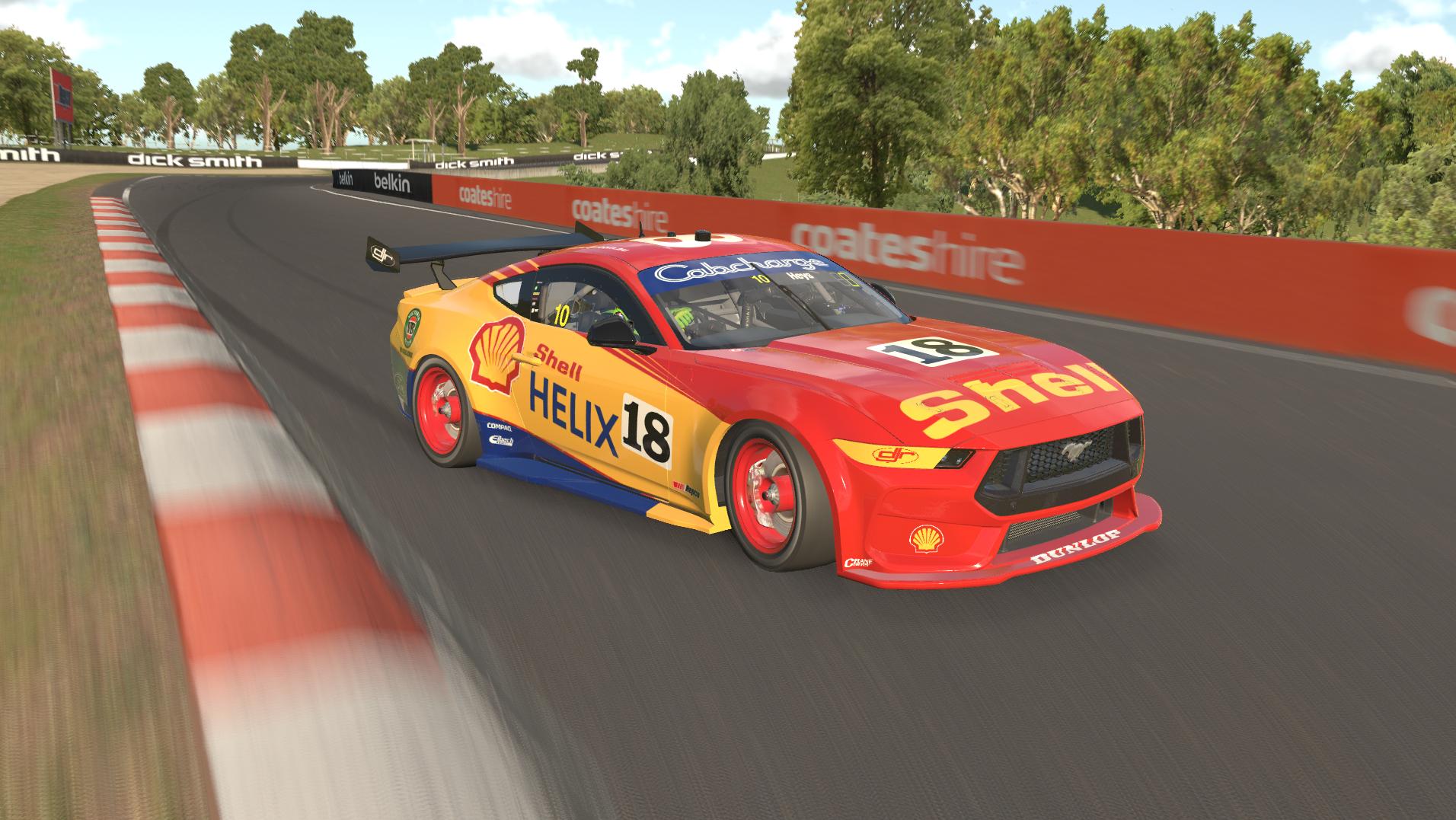 (Retro) Shell Helix Racing (Dick Johnson Racing) 2002 Livery - Car #18 ...