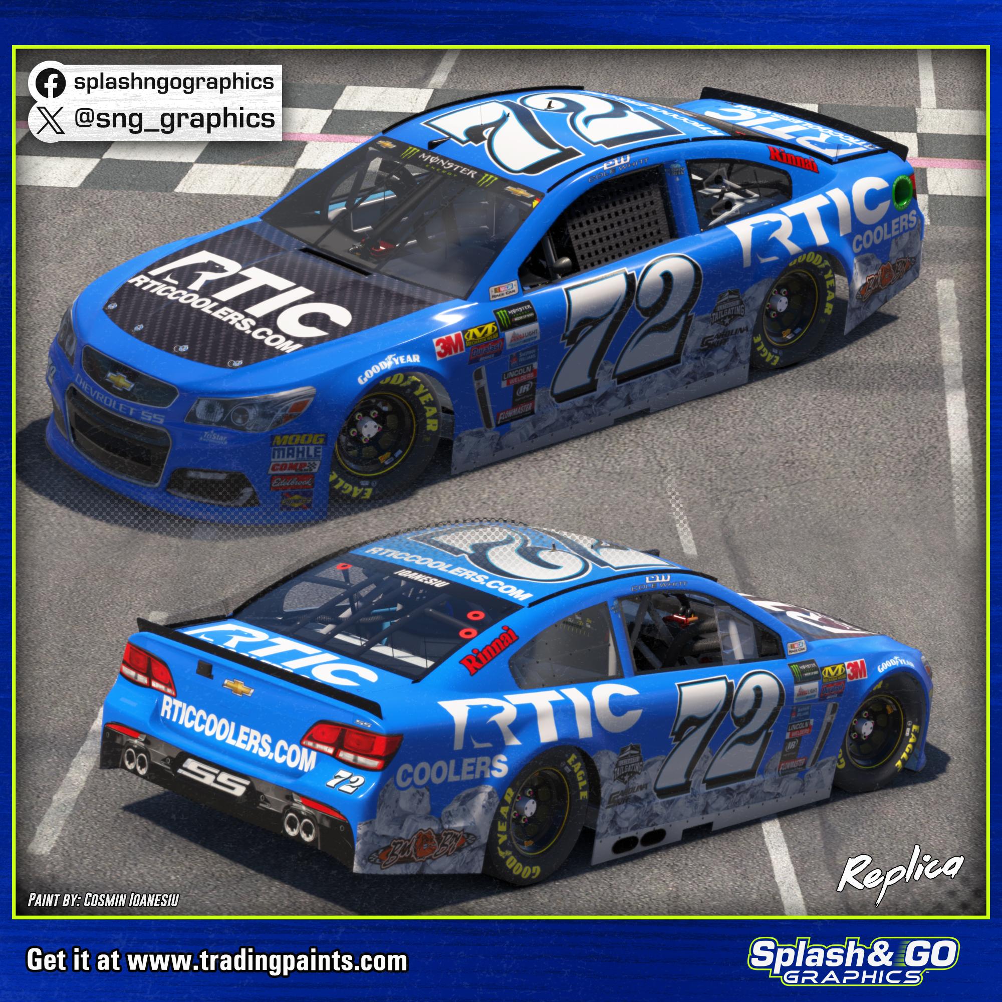 2017 Cole Whitt Rctic - Kansas #72 by Cosmin I. - Trading Paints