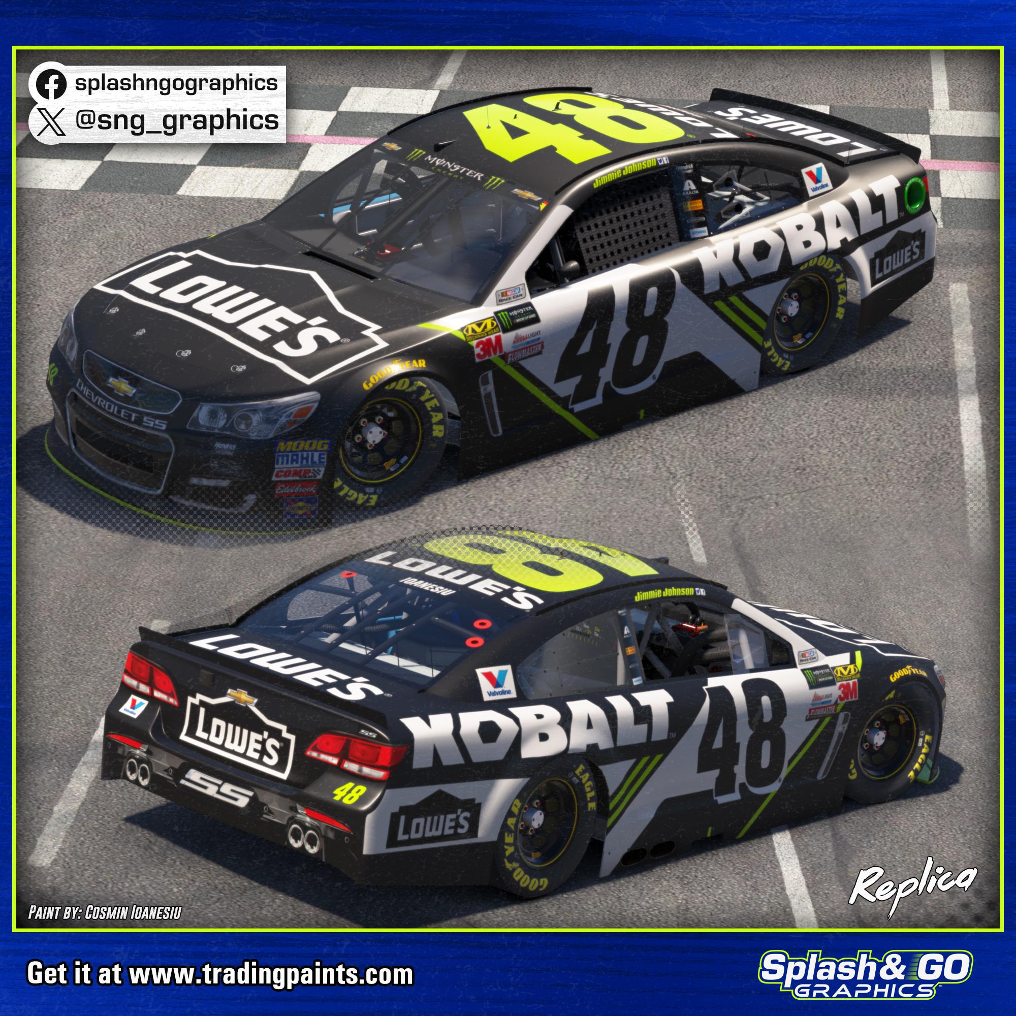 2017 Jimmie Johnson Kobal - Vegas #48 by Cosmin I. - Trading Paints
