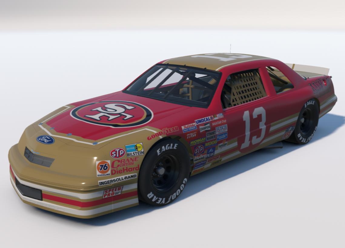 San Francisco 49ers Ford Thunderbird - NFL 87 by Brett M. - Trading Paints