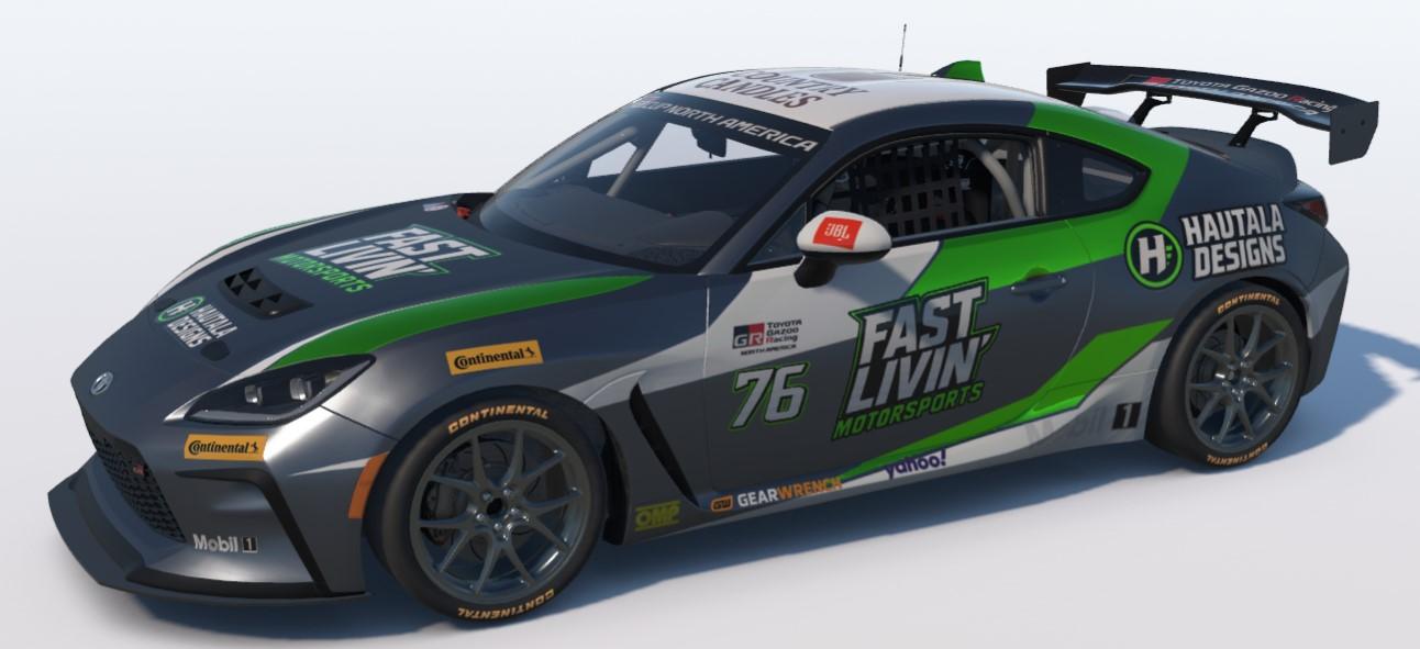 FLM team paint 76 GR86 by Jackson Hautala - Trading Paints