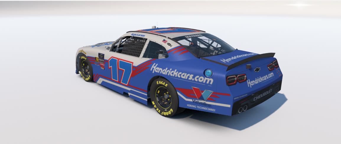 Kyle Larson - HendrickCars.com - Xfinity Chevy Camaro - Sim-Stamp #17 ...