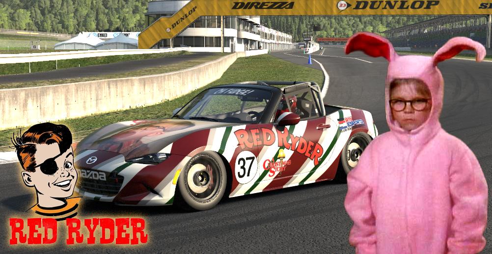 Christmas Story Red Ryder Mazda by Jeremy C Morgan - Trading Paints