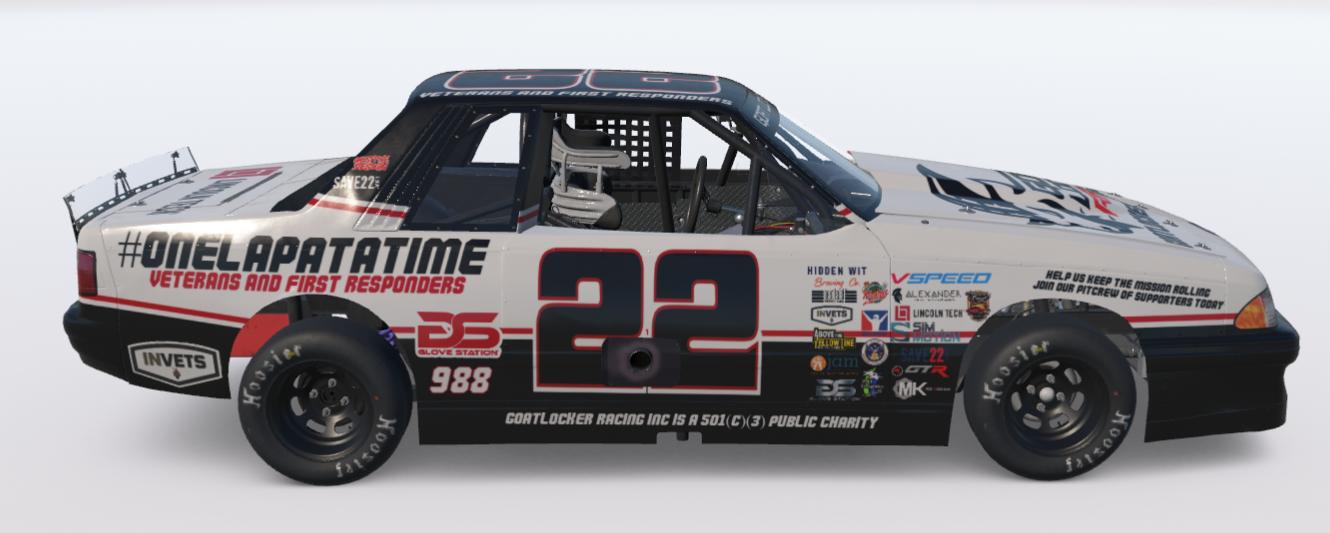 Goat Locker Racing Mini Stock – Racing for Our Warriors #ONELAPATATIME ...