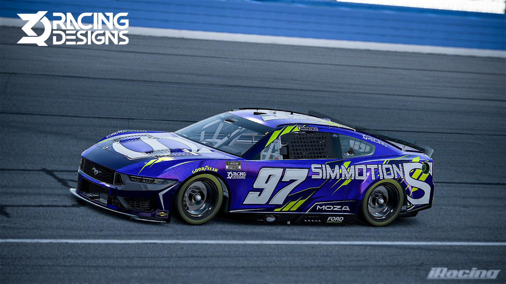 Nathan Lawrence #97 Sim Motion NextGen Ford Mustang - Secondary Variant ...