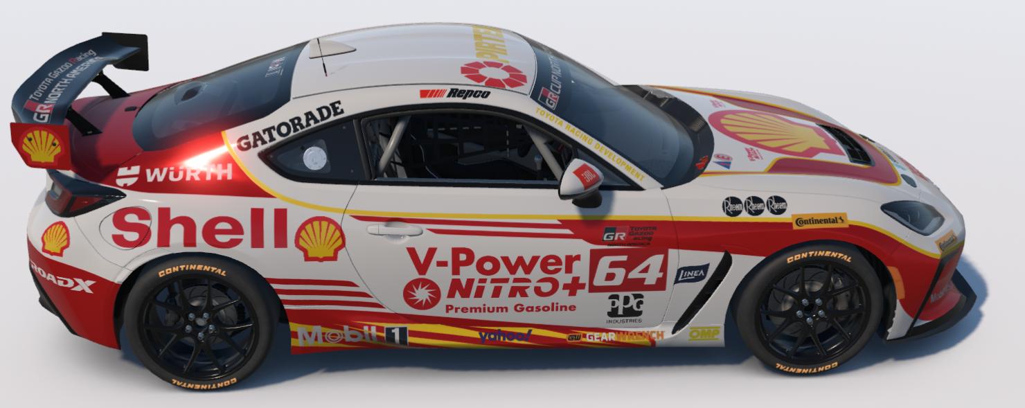 Shell Oil Company Toyota GR86 by Ronald Lawson2 - Trading Paints