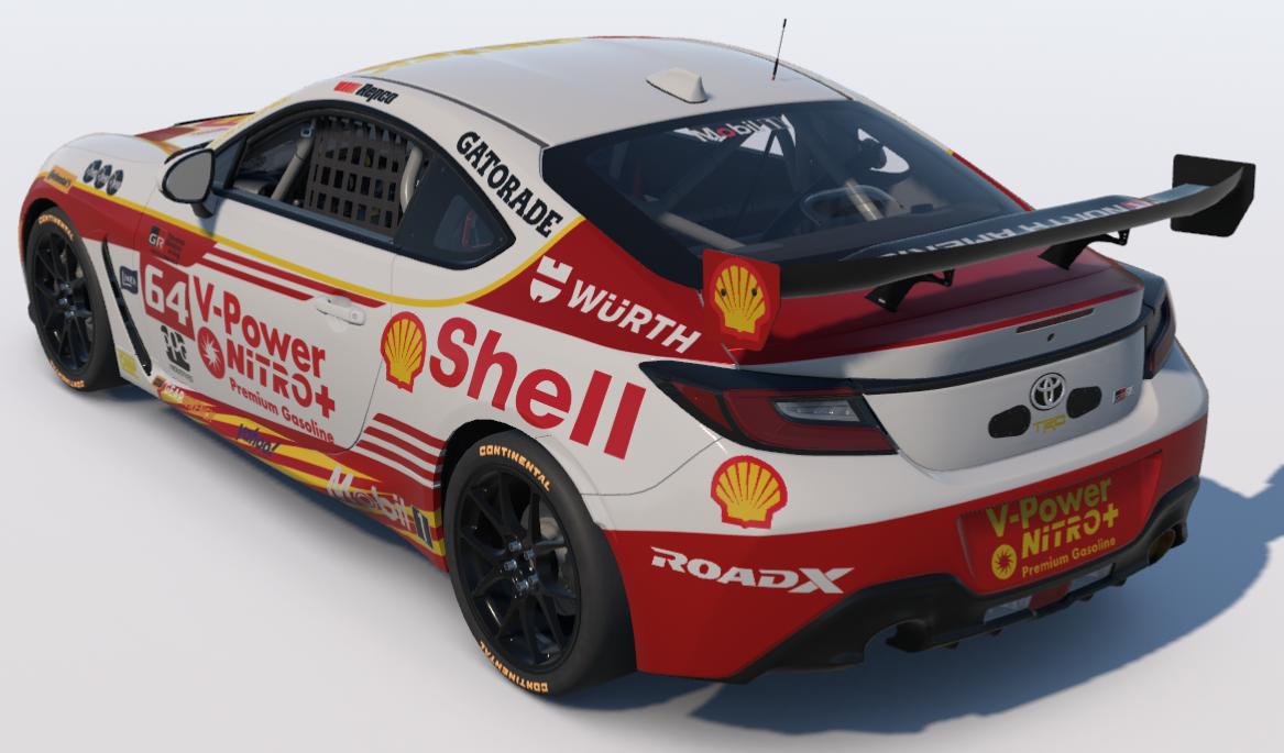 Shell Oil Company Toyota GR86 by Ronald Lawson2 - Trading Paints