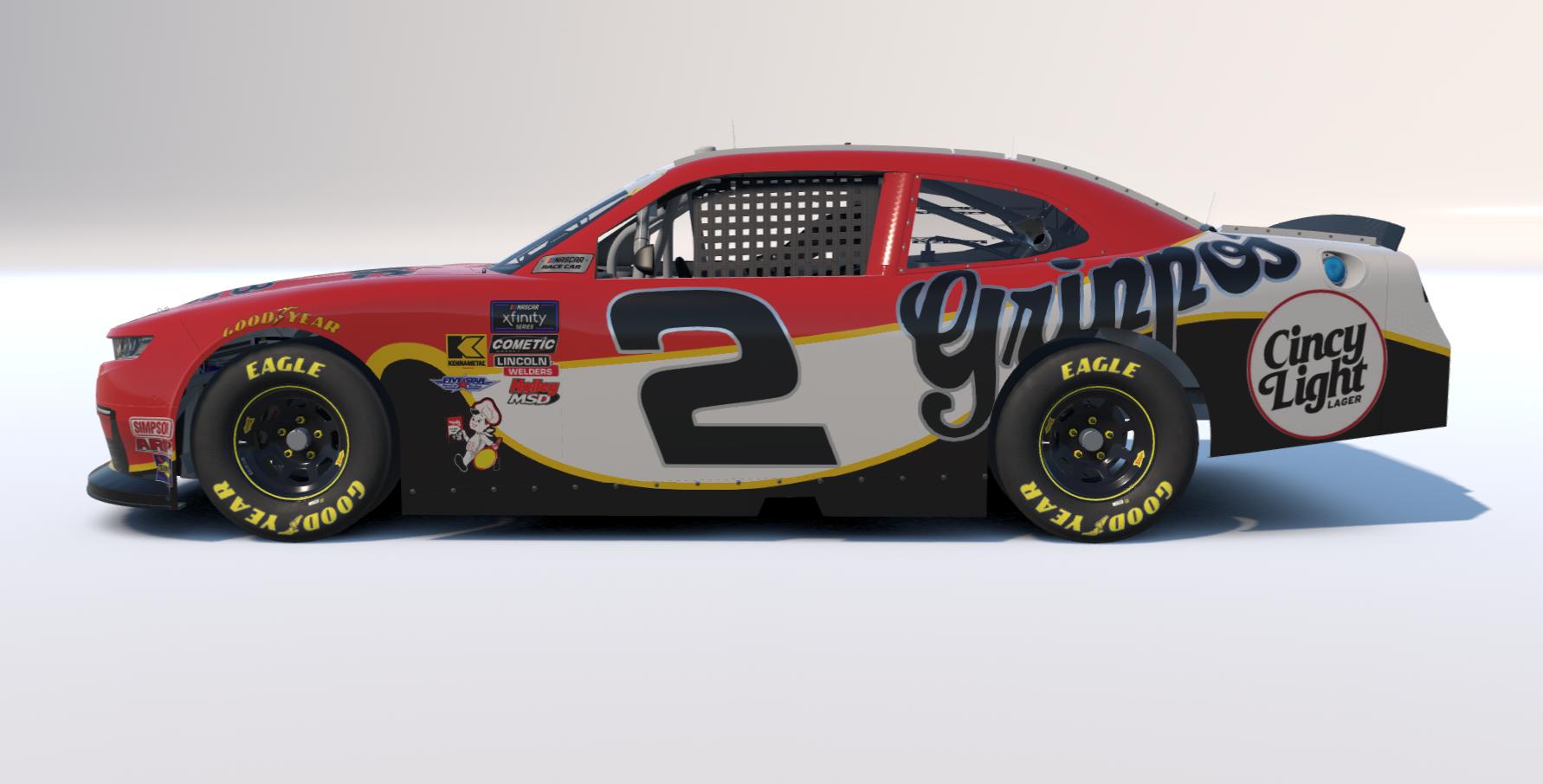 Fictional Grippos Xfinity Chevrolet Camero by Mitch Smith - Trading Paints