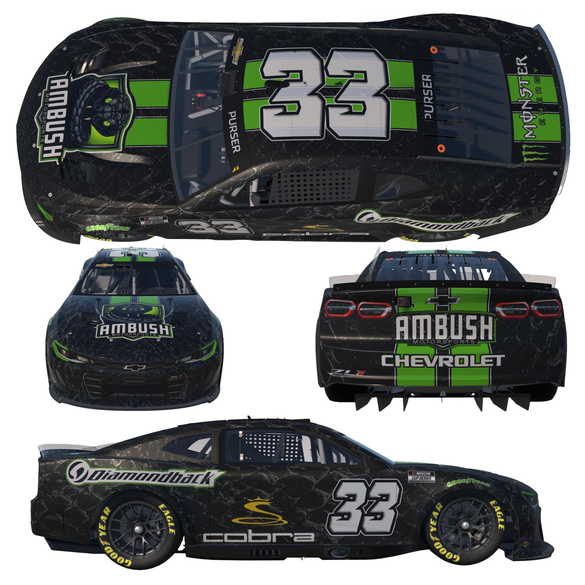 Unleashed Fury: The Python Strikes Back in Ambush Teams Next Gen Camaro ZL1 by Alan Purser ...