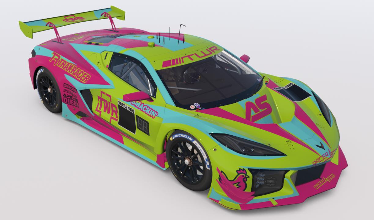 Throttle Works Racing Electric Chicken Corvette GT3 by Skylar Dailey ...