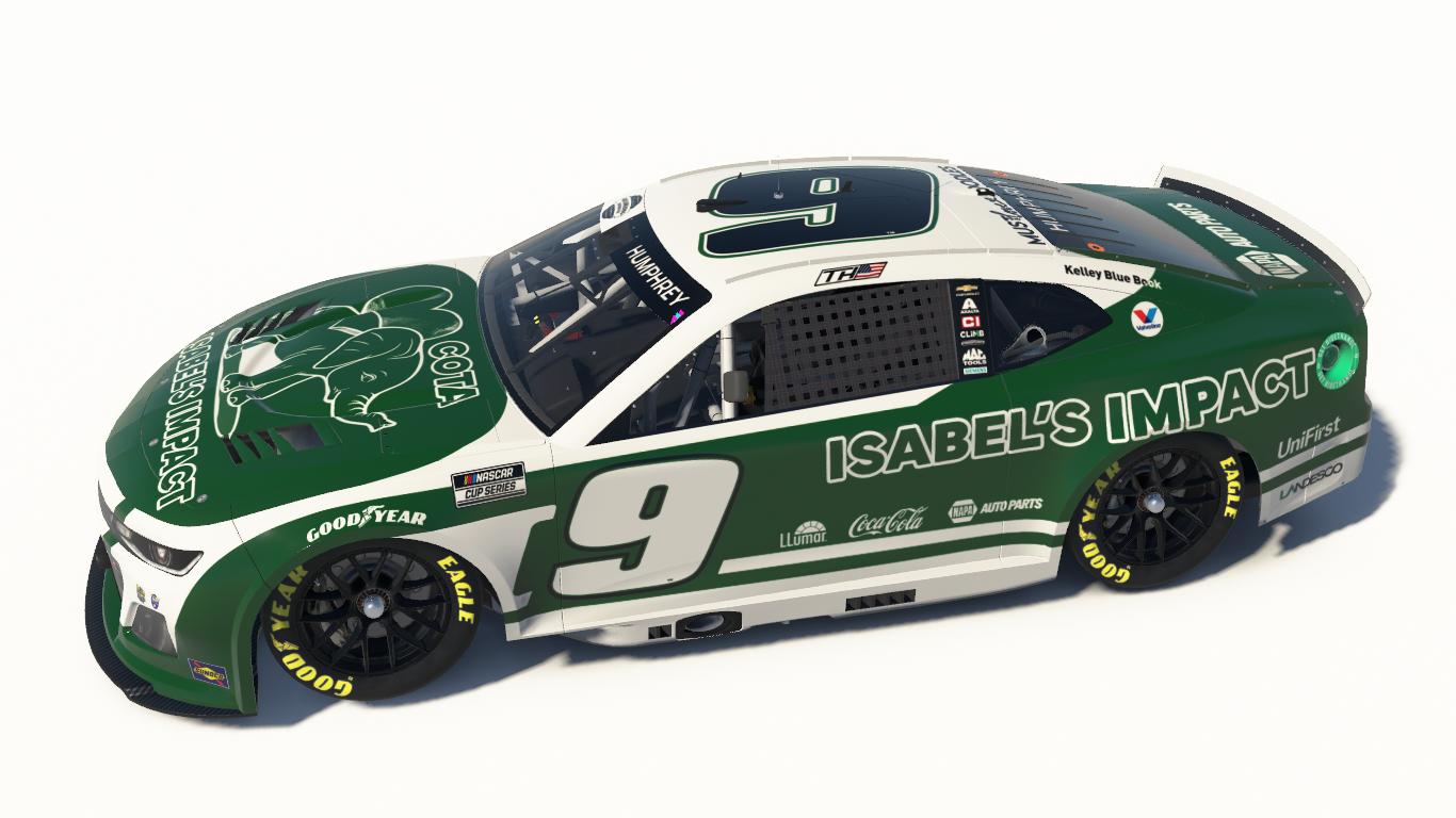 2025 Tyler Humphrey #9 Isabels Impact Chevrolet Camaro ZL1 1LE V2 by ...