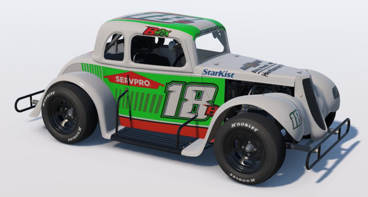 Brexton Busch KBM Legend 18B by Aiden Kizer - Trading Paints