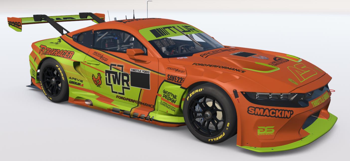Throttle Works Racing "GLOWBELT" Mustang GT3 V2 by Skylar Dailey ...