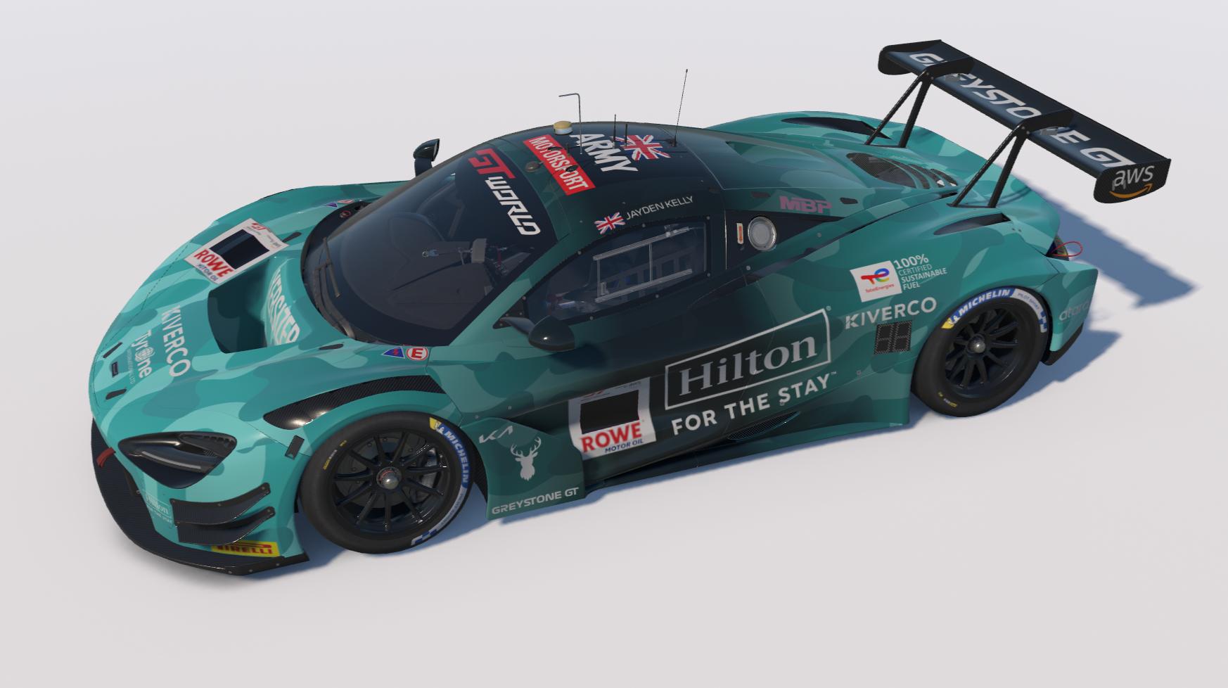 Jayden Kelly Greystone GT Car #77 from GTWC Europe by Keith Archer ...