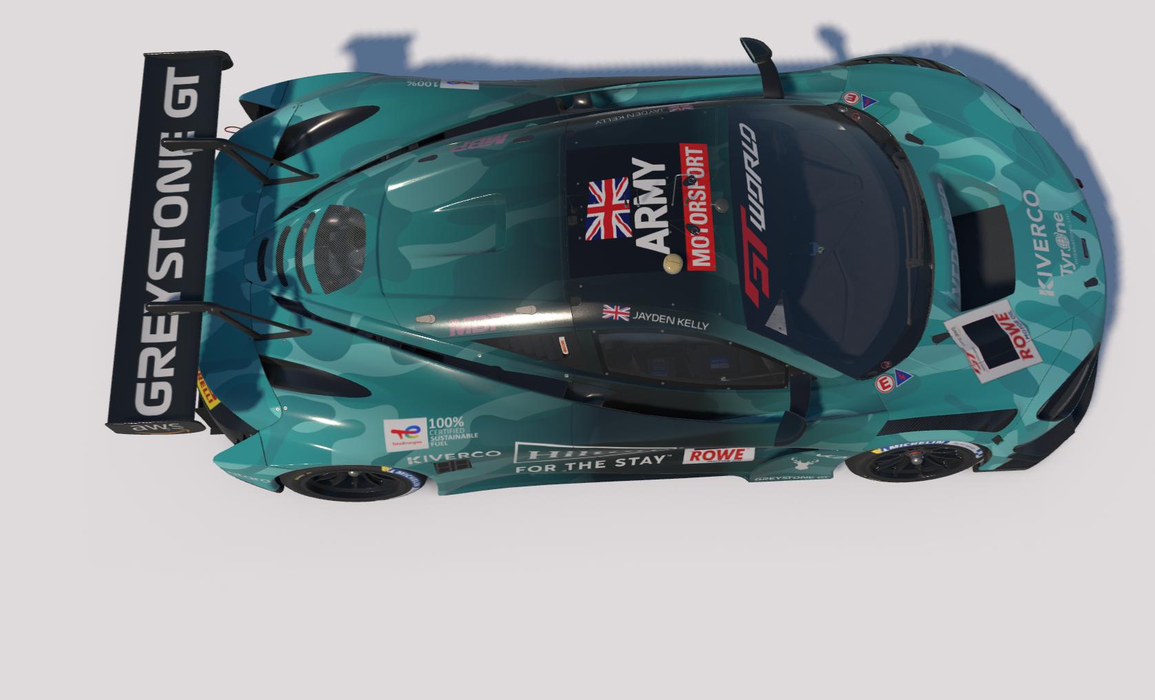 Jayden Kelly Greystone GT Car #77 from GTWC Europe by Keith Archer ...