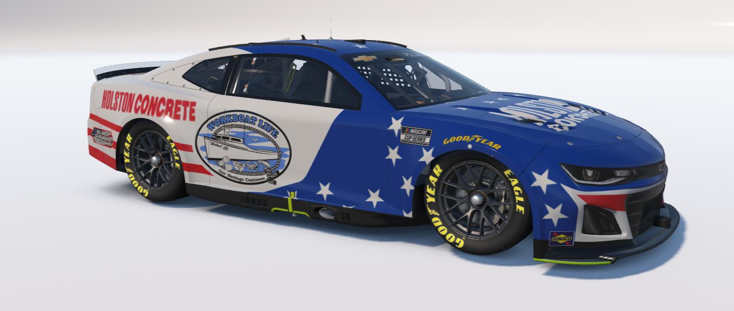 Adam Holston USA Chevy by Alex Pollack - Trading Paints