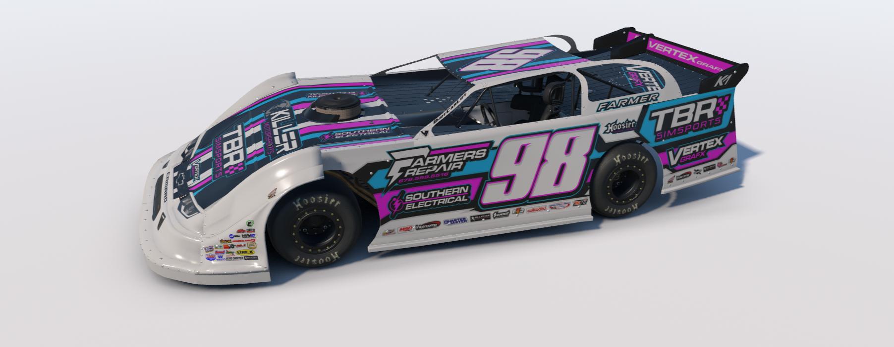 Michael Farmer Dirt Late Model by Tyler Bowman4 - Trading Paints