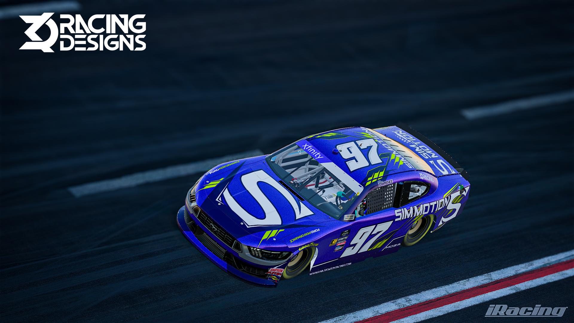 Nathan Lawrence #97 Sim Motion Xfinity Ford Mustang by Johnathan Smith3 ...