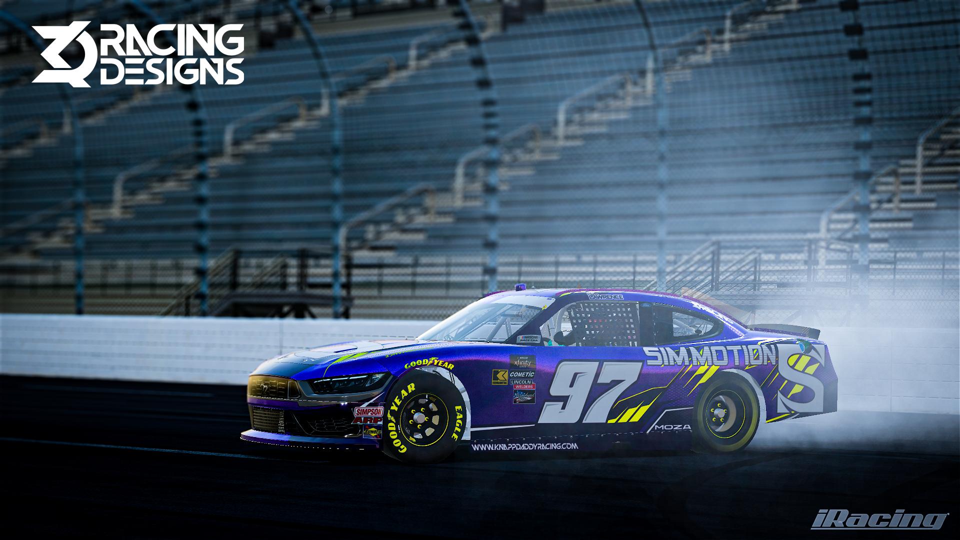 Nathan Lawrence #97 Sim Motion Xfinity Ford Mustang by Johnathan Smith3 ...