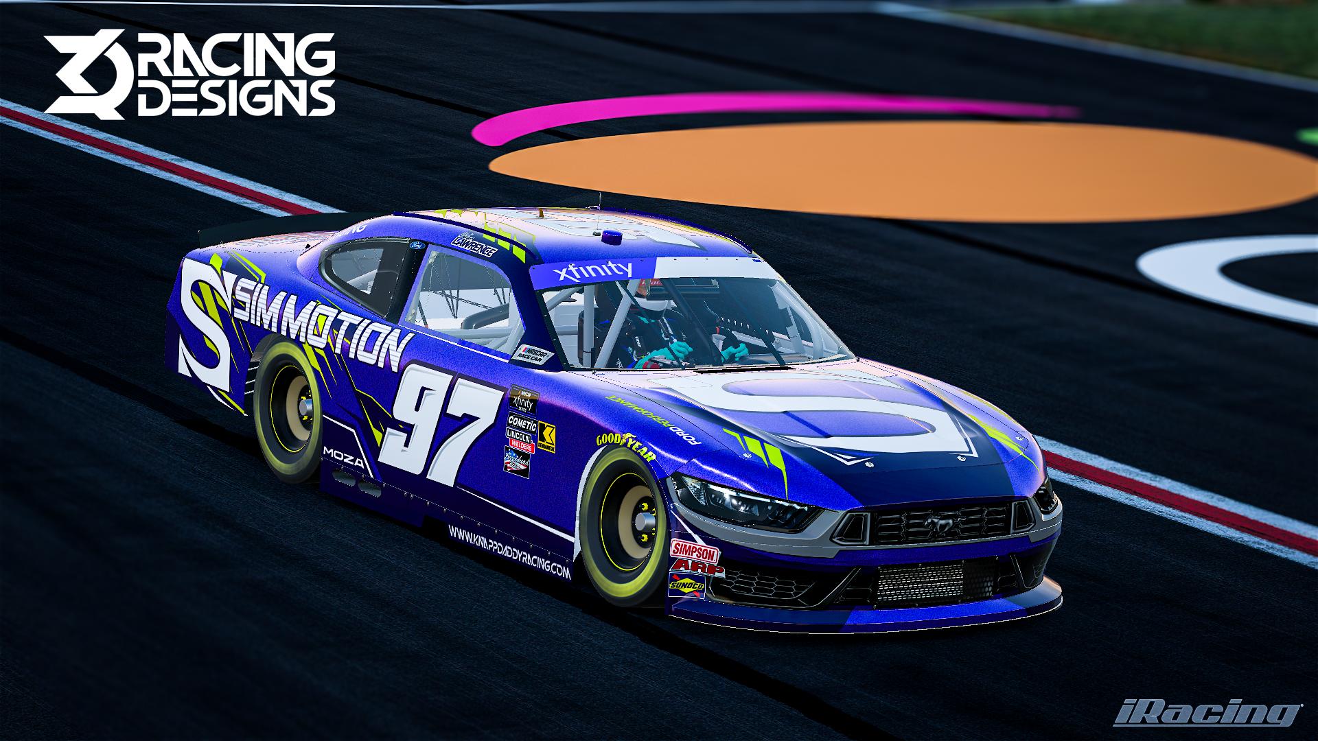 Nathan Lawrence #97 Sim Motion Xfinity Ford Mustang by Johnathan Smith3 ...