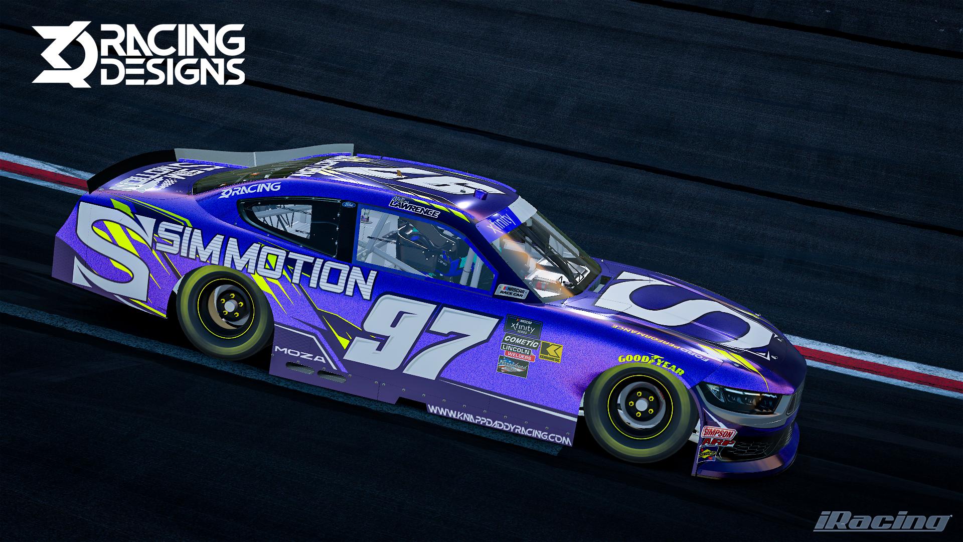 Nathan Lawrence #97 Sim Motion Xfinity Ford Mustang by Johnathan Smith3 ...
