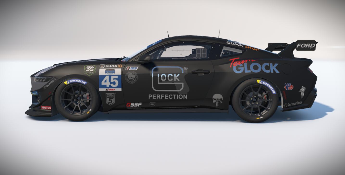 Ford Mustang GT4 Team Glock by Hallam Cott - Trading Paints