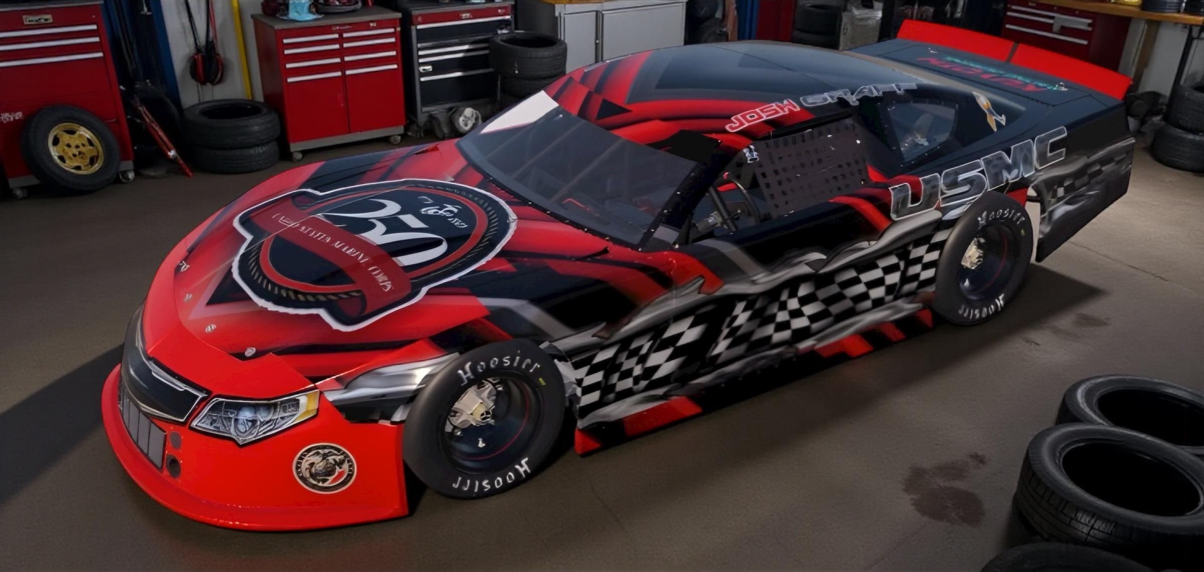 Marine Corps Josh Graff metal light LMSC by Billy Kuyoth - Trading Paints