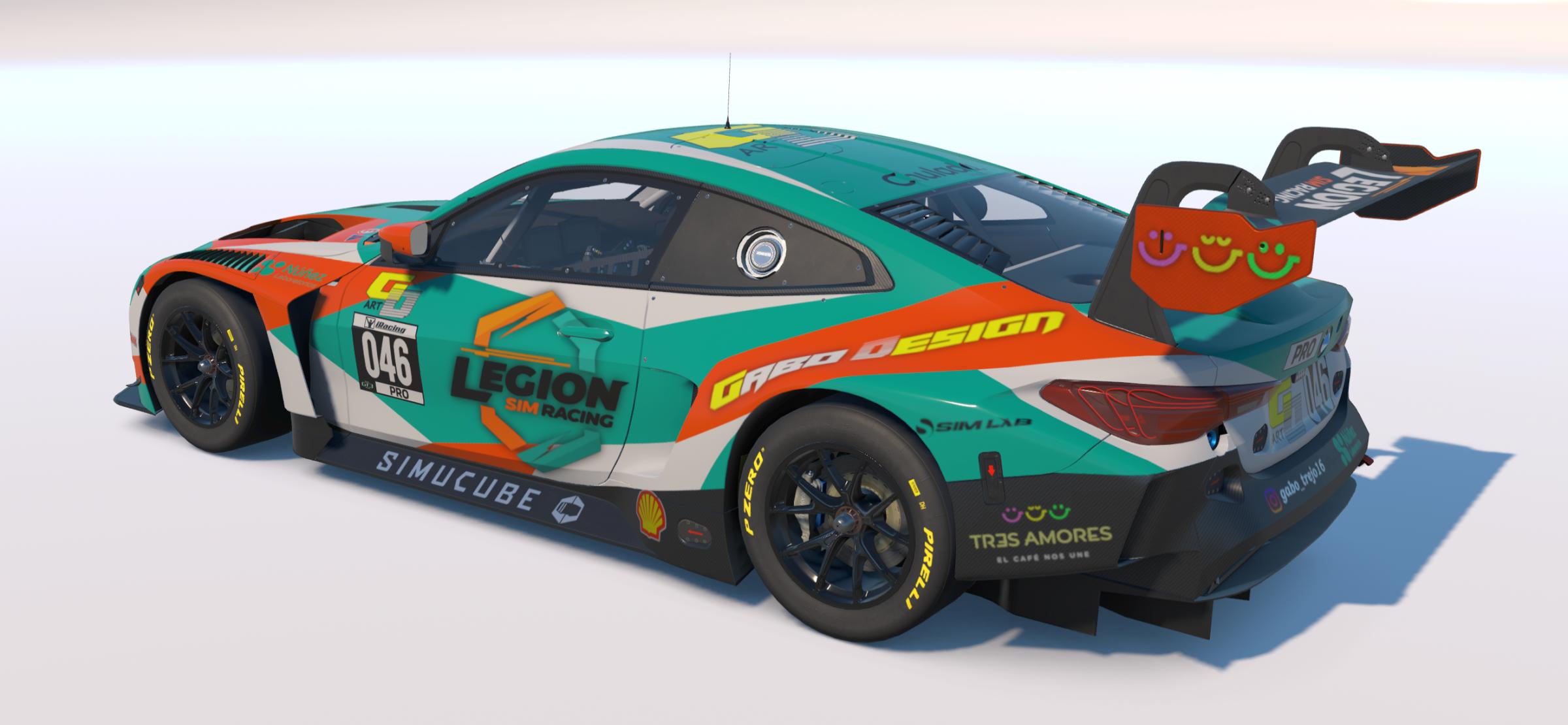Legion Sim Racing White Suzuka 1000km by Gabriel Trejo C. - Trading Paints